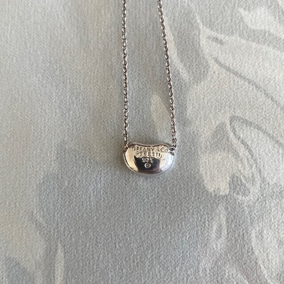Tiffany & Co. | Jewelry | Tiffany Co Bean Pendant 925 Elsa Peretti 2mm ...